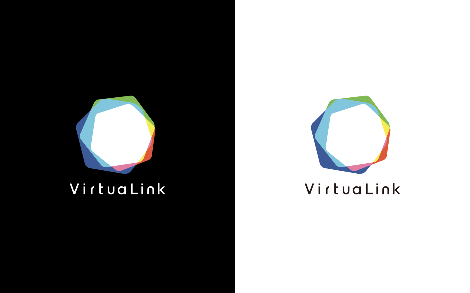 「集団体験型VRサービス VirtuaLink」ロゴ開発 - 株式会社デスケル(DSCL Inc.)