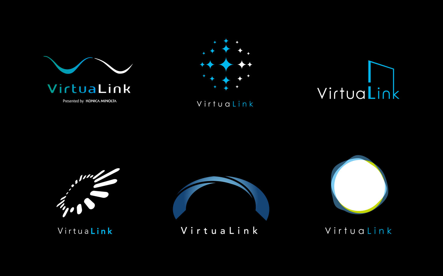 「集団体験型VRサービス VirtuaLink」ロゴ開発 - 株式会社デスケル(DSCL Inc.)